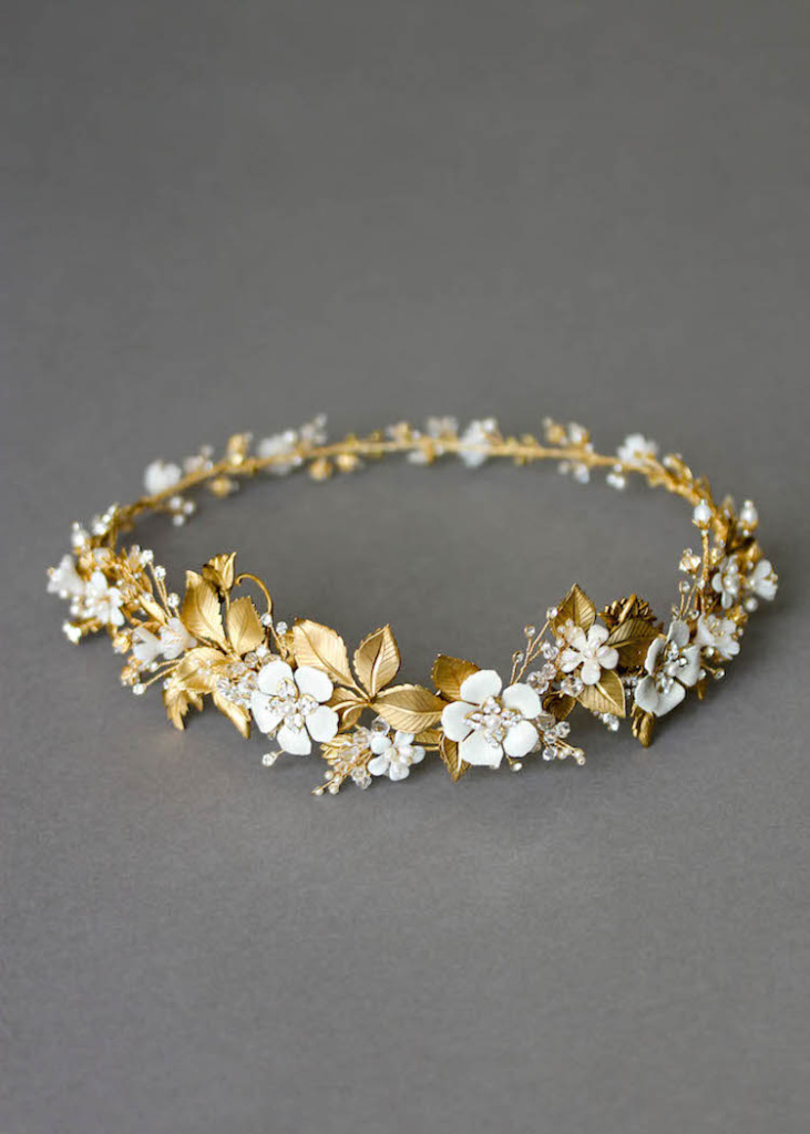 The Halo Effect | A gold wedding halo for Saba - TANIA MARAS | bridal ...