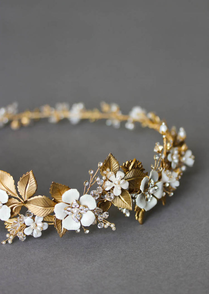 The Halo Effect | A gold wedding halo for Saba - TANIA MARAS | bridal ...