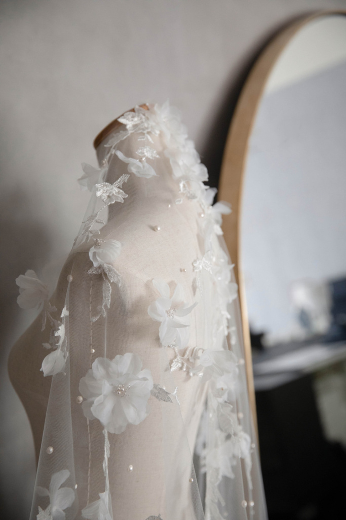 How to care for a wedding veil | Tania Maras