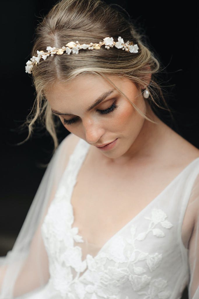 Simple wedding crowns for modern brides - TANIA MARAS