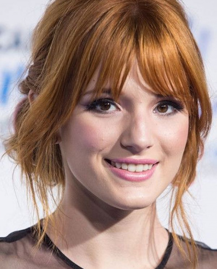 Beautiful bridal curtain bangs and how to accessorise them