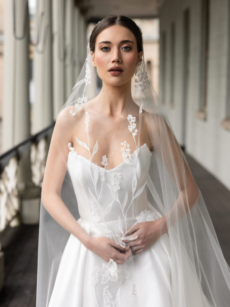 Why your dress probably isn't white and how to choose a wedding veil to ...