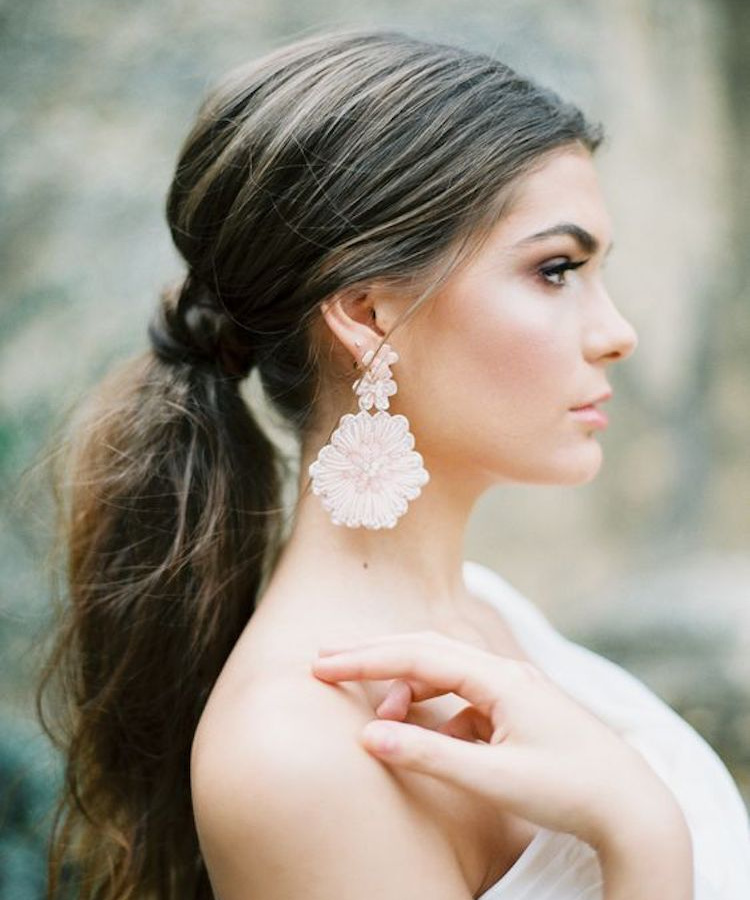 Wedding worthy ponytails for the romantic bride | Tania Maras