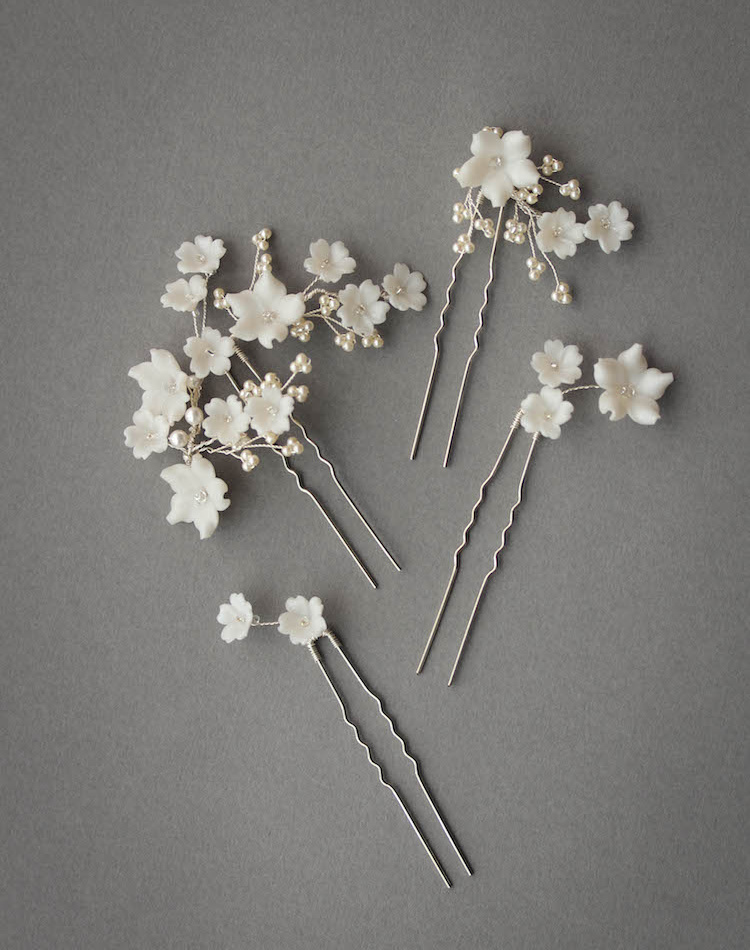 5 exquisite wedding hair pins for the fuss-free bride | Tania Maras