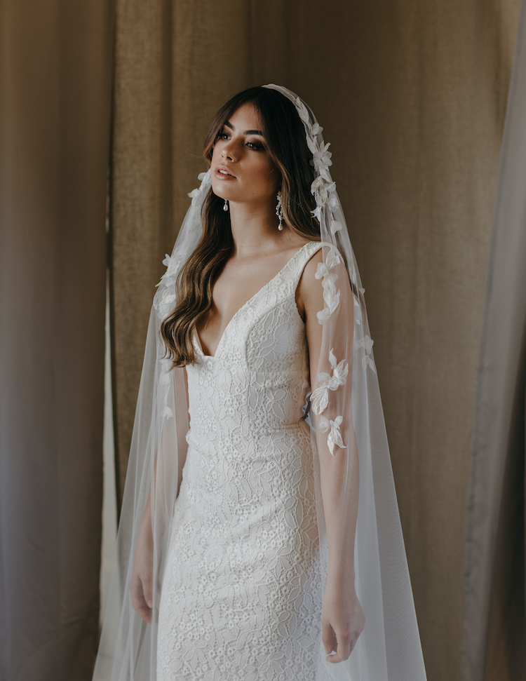 Timeless juliet cap veils for modern brides | Tania Maras