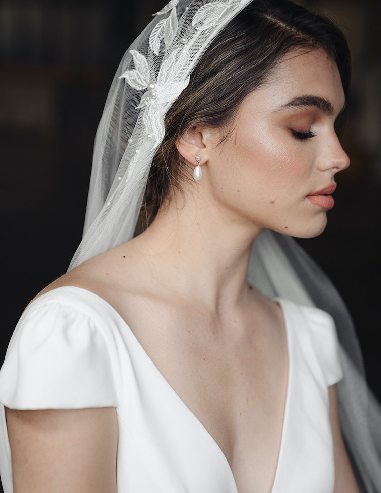 Timeless juliet cap veils for modern brides | Tania Maras
